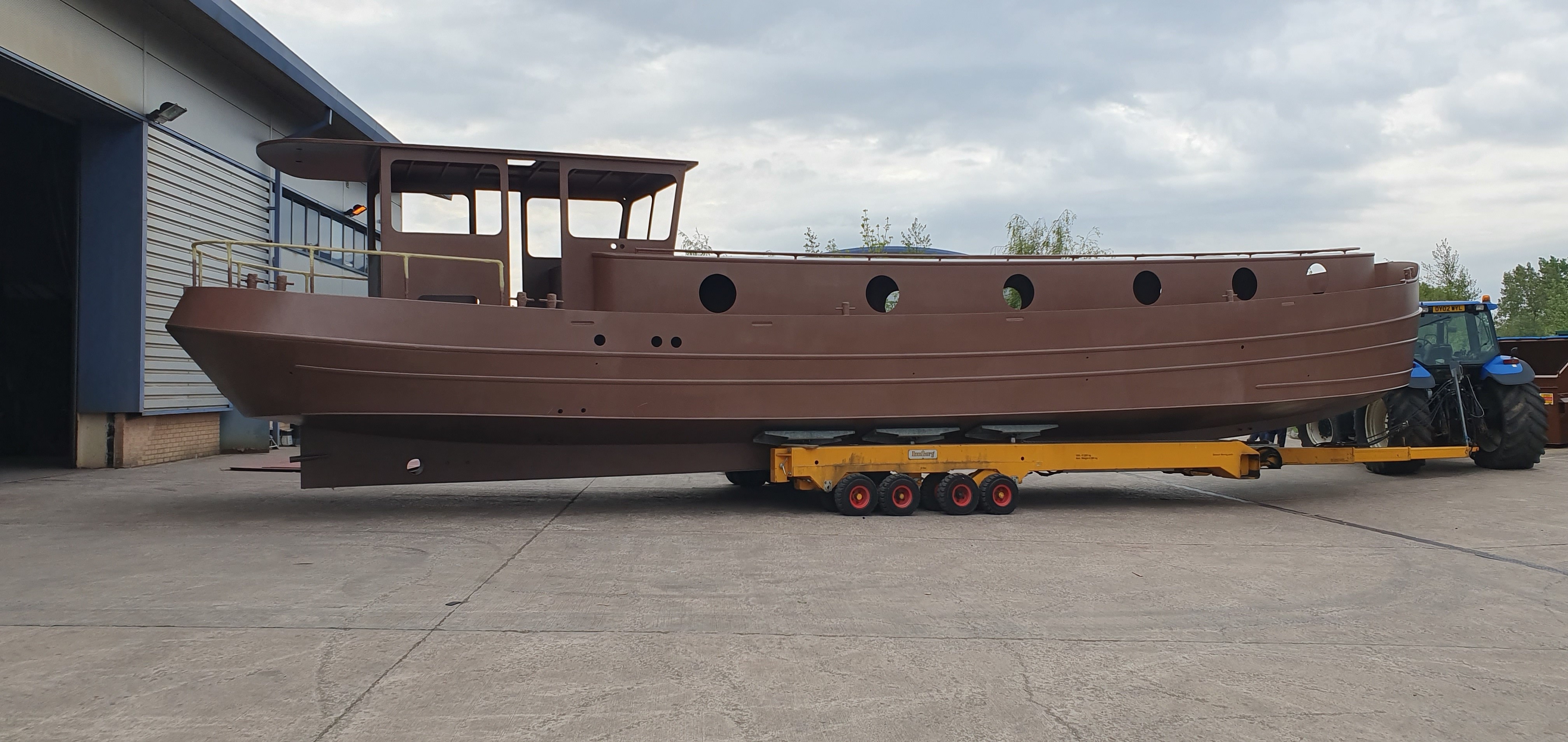 In Progress - Piper Boats | Dutch Barge Builders