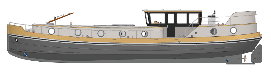 60L Luxemotor Class Dutch Barge - Piper Boats | Dutch Barge Builders