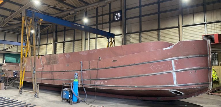 Steel Workshop - Piper Boats | Dutch Barge Builders