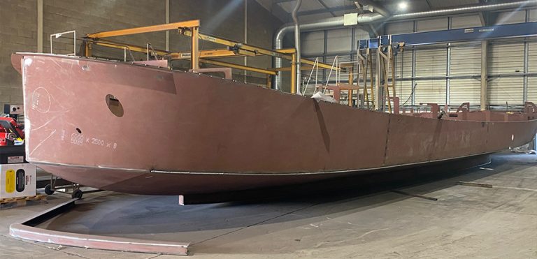 Steelwork - Piper Boats | Dutch Barge Builders