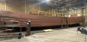 Steelwork 60M for Ron & Christine - Piper Boats | Dutch Barge Builders